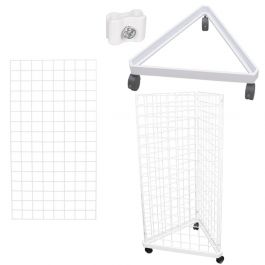Buy Grid Triangle Display- 4ft- White Online | Dawson Jones