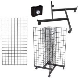 Buy Grid 4-Way Display- 4ft- Black Online | Dawson Jones