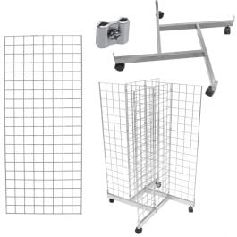 Buy Grid 4-Way Display- 5ft- Chrome Online | Dawson Jones