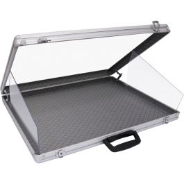 Buy Glass Top Aluminum Case 34" x 22" Online | Dawson Jones