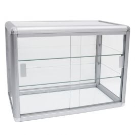 Buy Tempered Glass Counter Case with Lock 24" x 12" Online | Dawson Jones