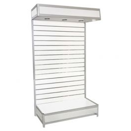 LED SLatwall Display - White