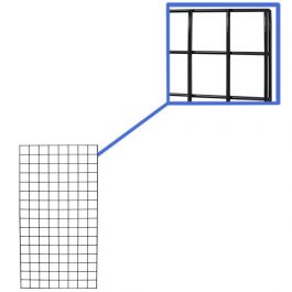 Buy 2' X 4' GRID PANEL - BLACK Online | Dawson Jones