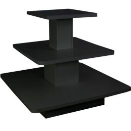 Buy 3 Tier Square Display Table-Black Online | Dawson Jones