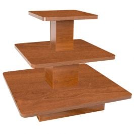 Buy 3 Tier Square Display Table-Cherry Online | Dawson Jones