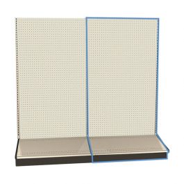 Gondola Wall Add On Unit - Ivory