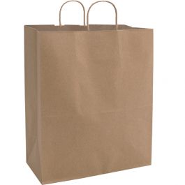 Buy Paper Shopping Bags Natural 16"x6"x19" Online | Dawson Jones