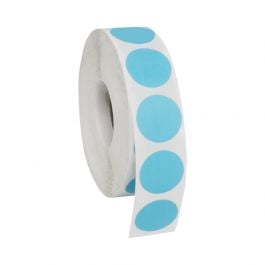 Buy 3/4" Round Dot Sticker Light Blue Online | Dawson Jones