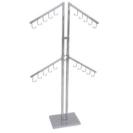 Buy 2 Tier Handbag Rack - Chrome Online | Dawson Jones