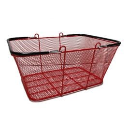 Buy Wire Mesh Shopping Basket - Red Online | Dawson Jones