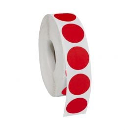 Buy 3/4" Round Dot Sticker Red Online | Dawson Jones